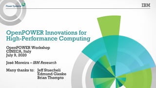Advanced High-Performance Computing Features of the OpenPOWER ISA | PDF | Programming Languages ...