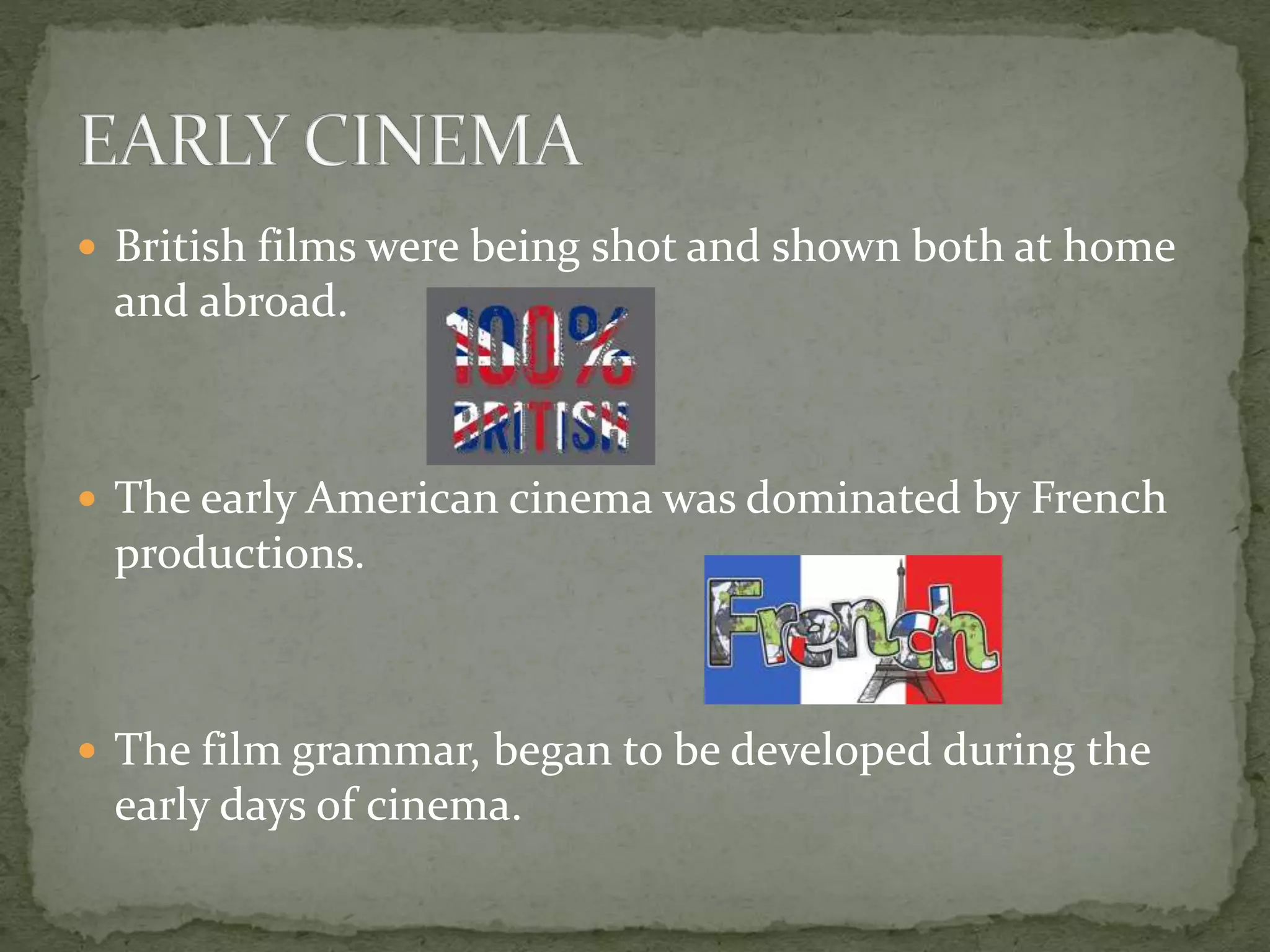 The history of Cinema | PPTX