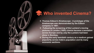 Cinema in mass media | PPTX