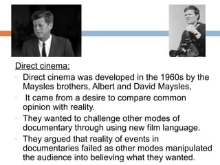 Cinema verite-and-direct-cinema | PPT
