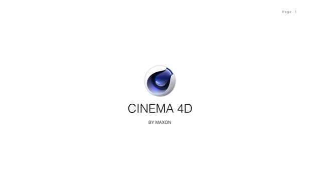 MAXON Cinema 4D | PDF | Graphics Software | Computer Software and ...