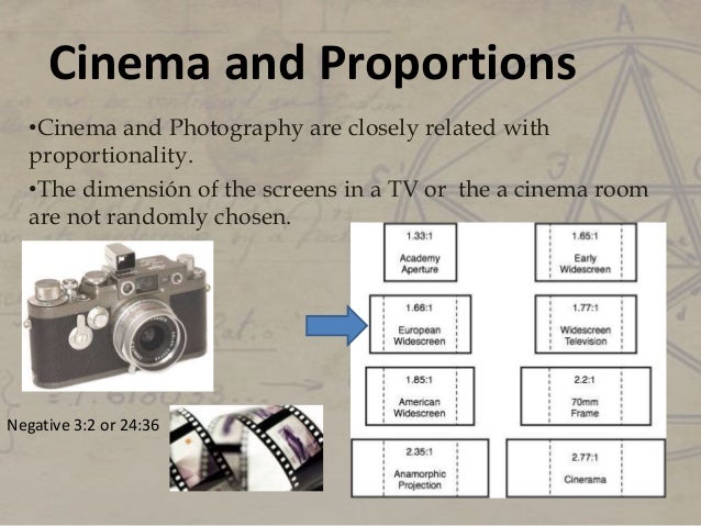 Cinema and ratios ppt