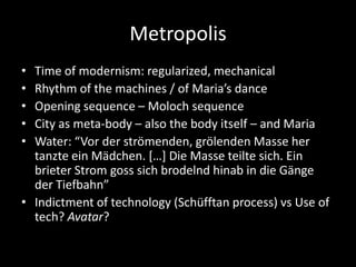 Cinema and the city module | PPTX
