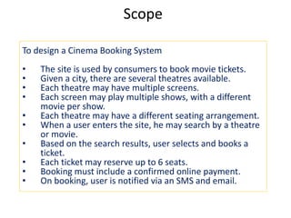 Cinema booking system | Movie Booking System | PPTX | Databases ...