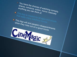 Cinemagic | PPTX