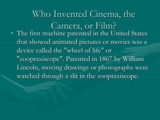 Cinema in our days | PPTX | Computer Animation | Computer Software and ...