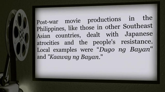 Cinema in the Philippines during Modern Period | PDF