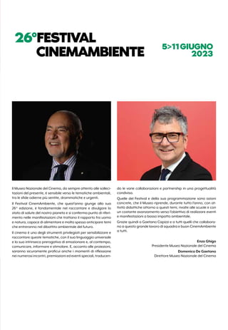 Cinemambiente 2023 Programma | PDF