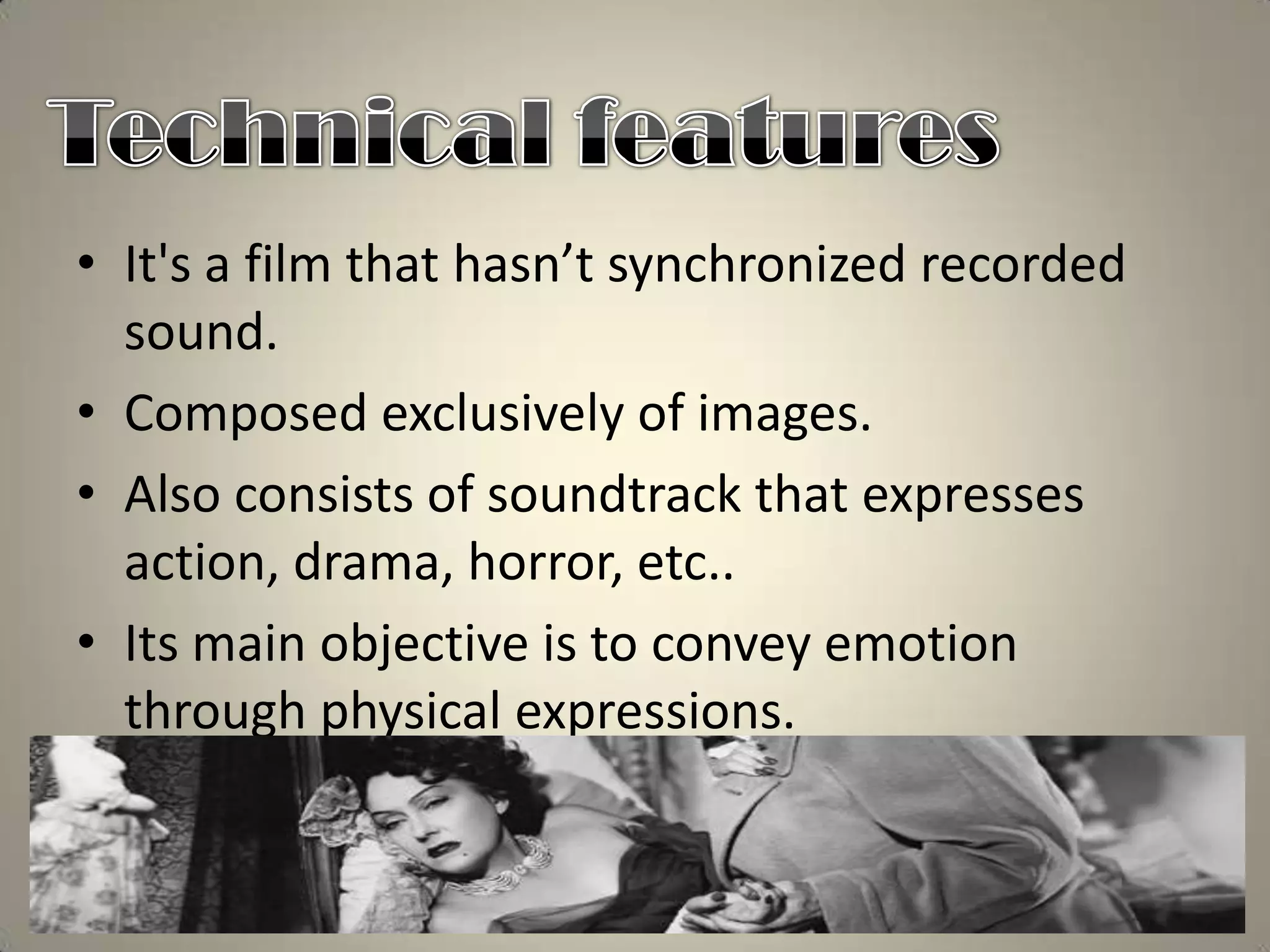 SILENT MOVIE (Cinema Mudo) | PPTX | Movies | Entertainment