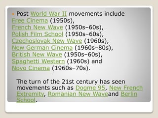 Cinema of europe | PPTX