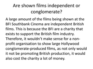 Cinema research | PPTX