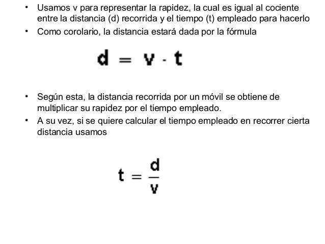 Formulas para la cinematica - fikolocker
