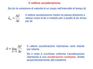 Cinematica moti nonunidimensionali | PPT