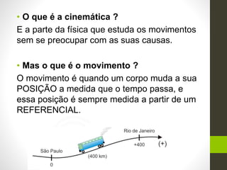 Cinemática | PPTX