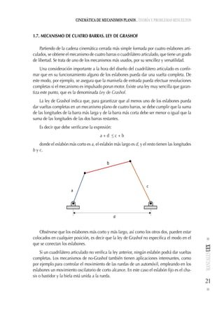 CINEMATICA DE MECANISMOS PLANOS EN INGENÍERIA .pdf