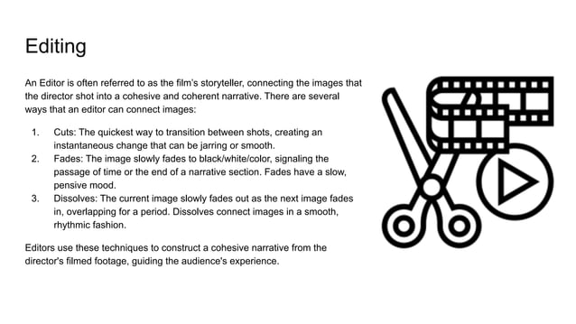 A Brief Explanation on Film Cinematic and Theatrical Elements | PPT