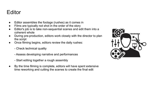 A Brief Explanation on Film Cinematic and Theatrical Elements | PPT