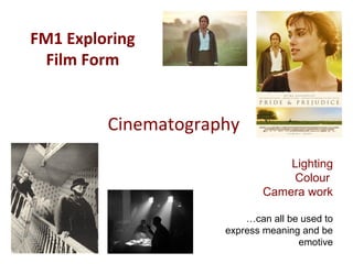 Film Language - Cinematography | PPT