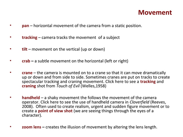 Film Language - Cinematography | PPT | Cameras and Camcorders ...
