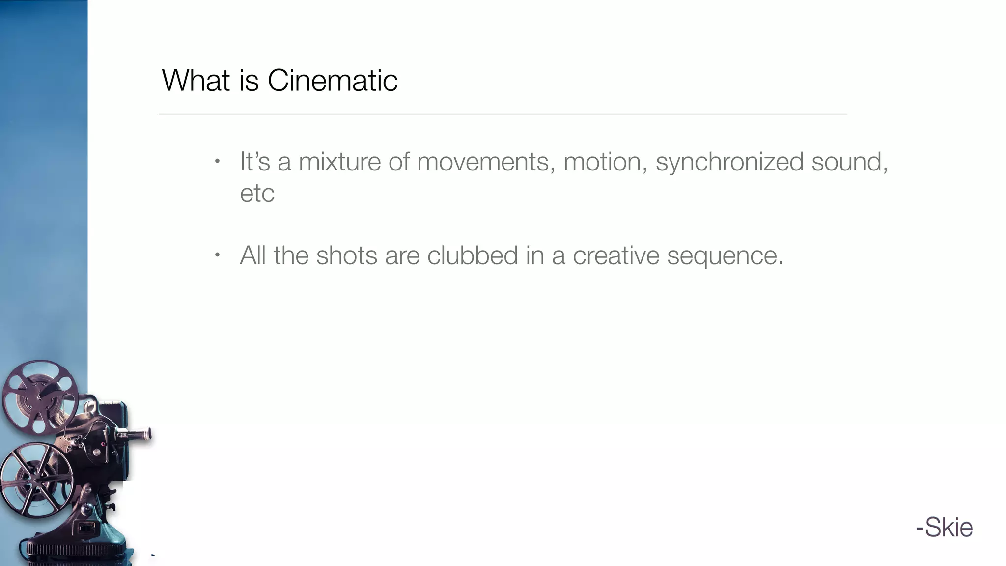 Cinematography | PPT