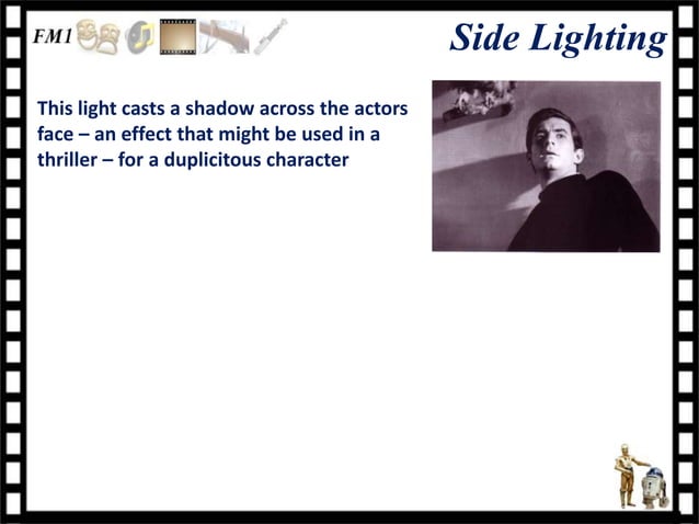 Cinematography lesson 4 - lighting | PPTX