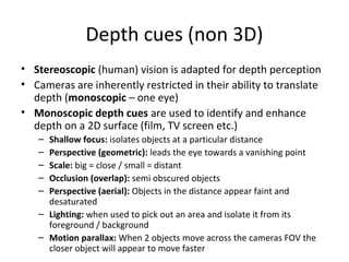 Cinematography 1 (camera operation) | PPT | Photography | Arts and Crafts