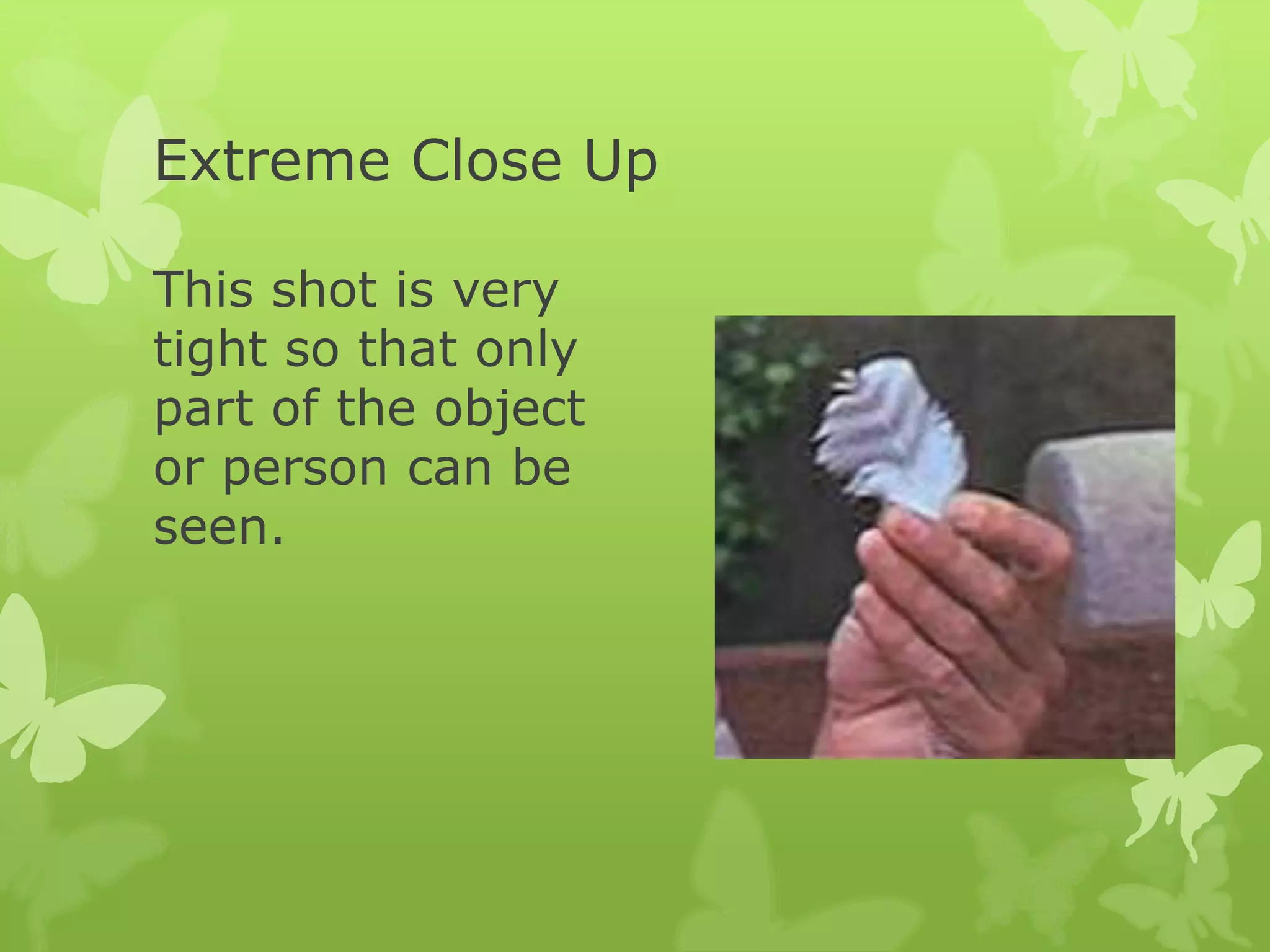 Cinematography applied to forrest gump | PPTX