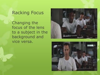 Cinematography applied to forrest gump | PPTX