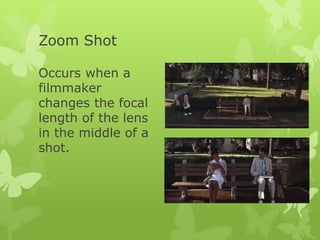 Cinematography applied to forrest gump | PPTX