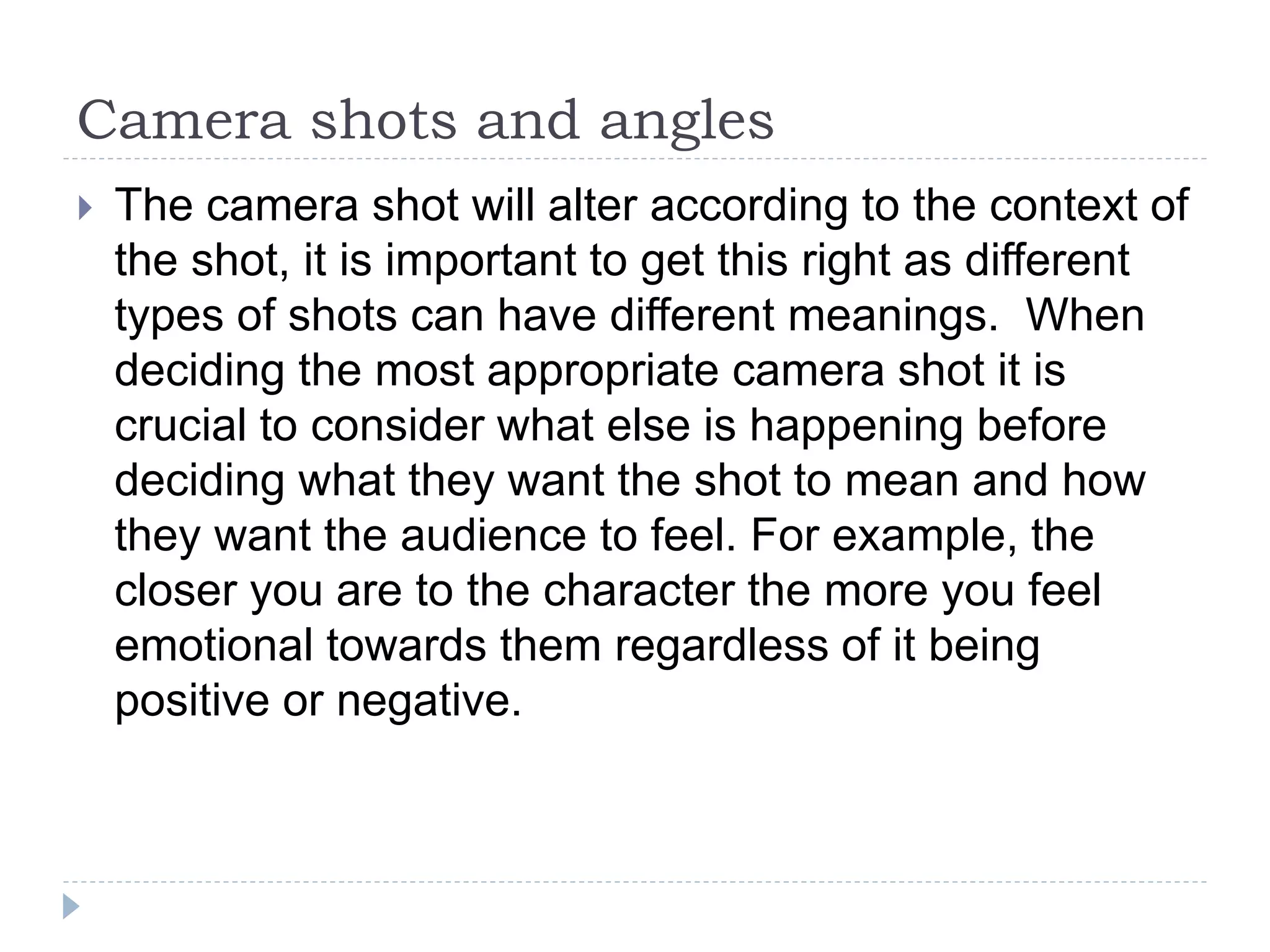 Cinematography powerpoint | PPT