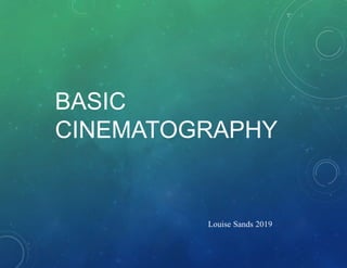 Basics cinematography | PPTX