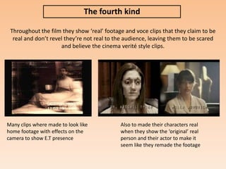 The Fourth Kind Real Footage