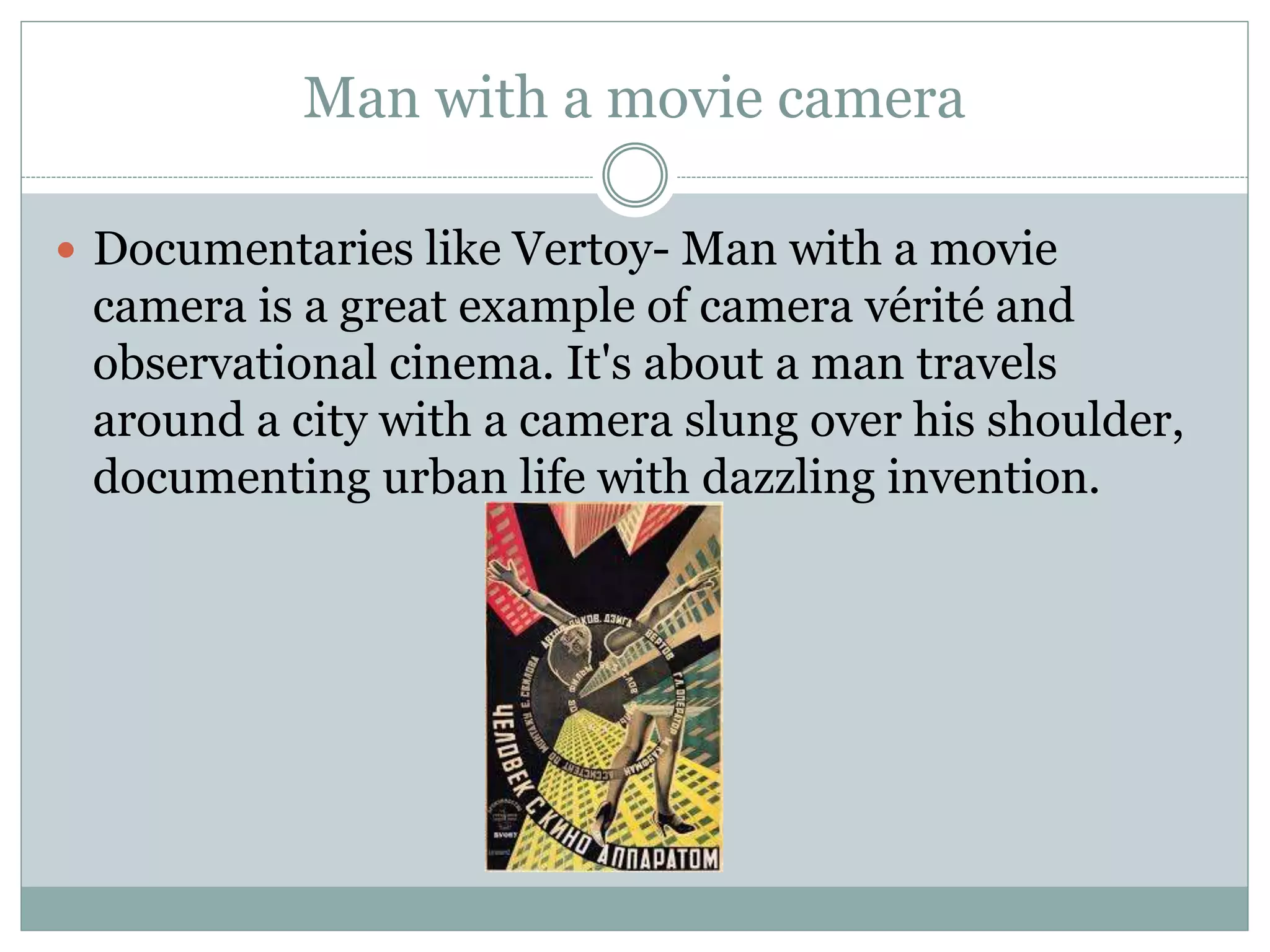 Cinema vérité-media | PPTX