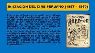 Cine peruano | PPTX
