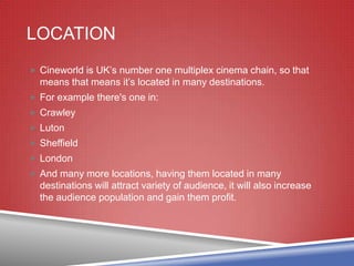 Cineworld | PPT