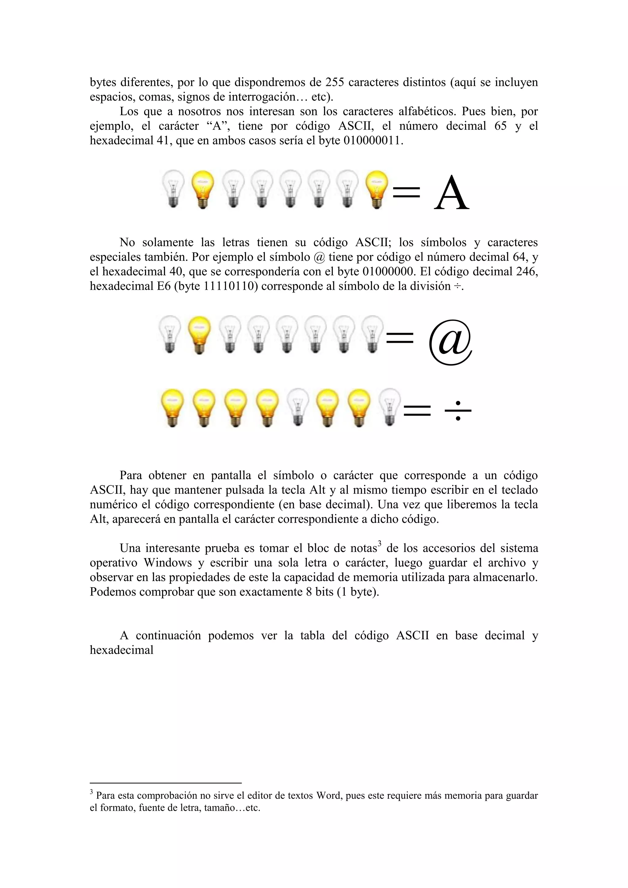 Cine y matematicas : el código ASCII | PDF