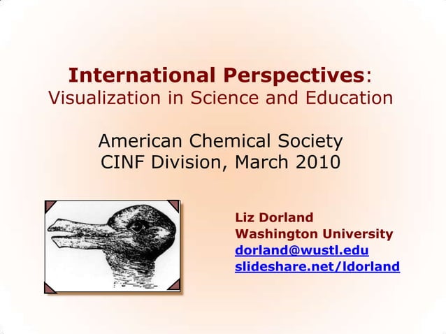 International Perspectives: Visualization in Science and Education | PPT