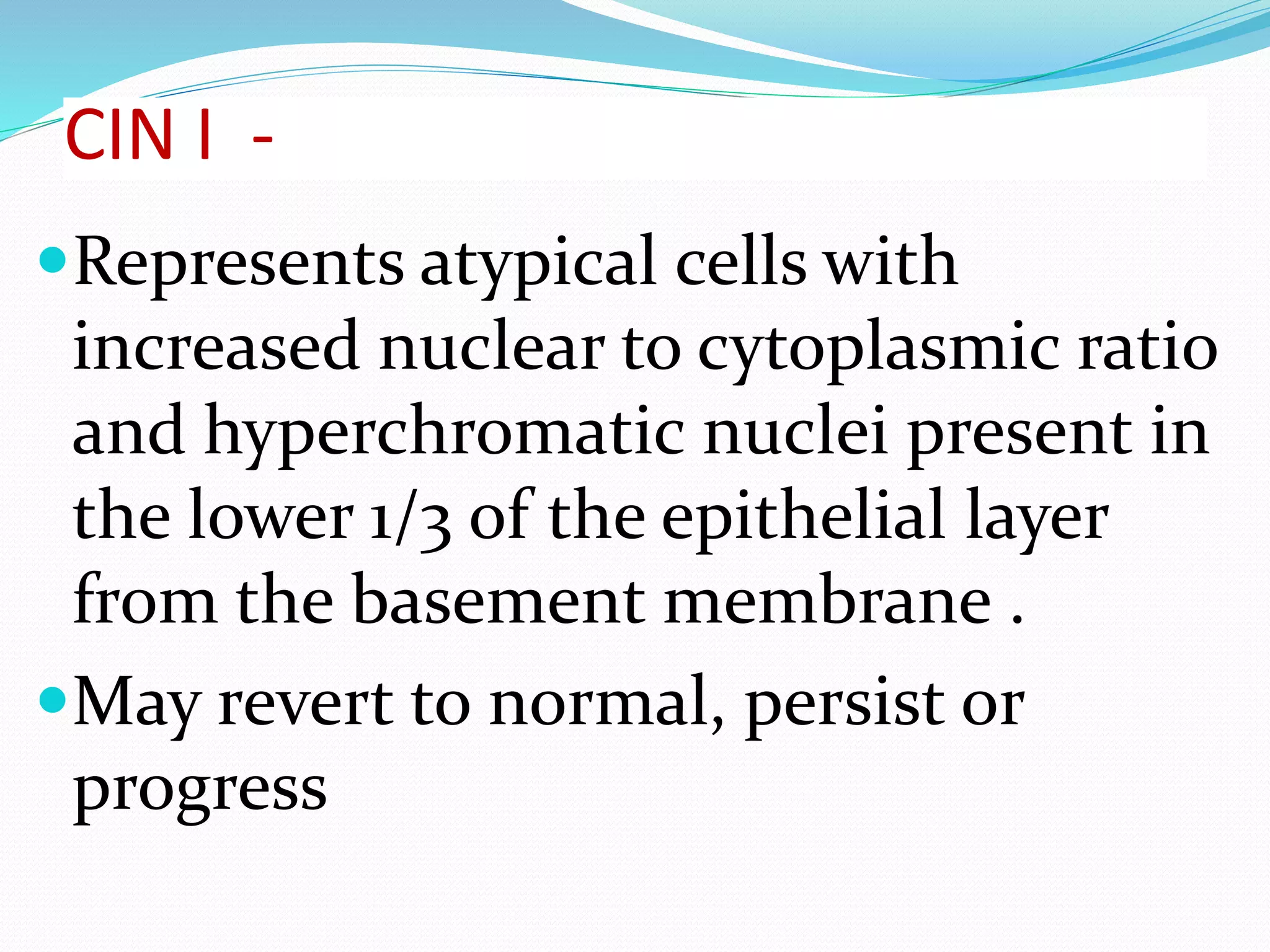 preinvasive lesion of cervix and management ,quick revise tool | PPTX