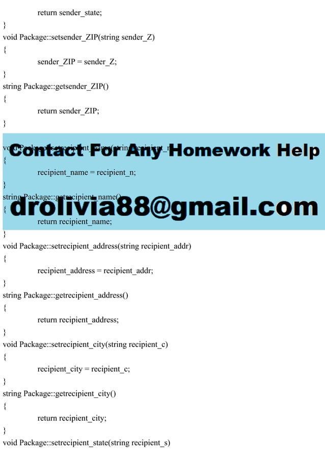 C++ Inheritance Hierarchy! Package-delivery services, such as FedEx.pdf