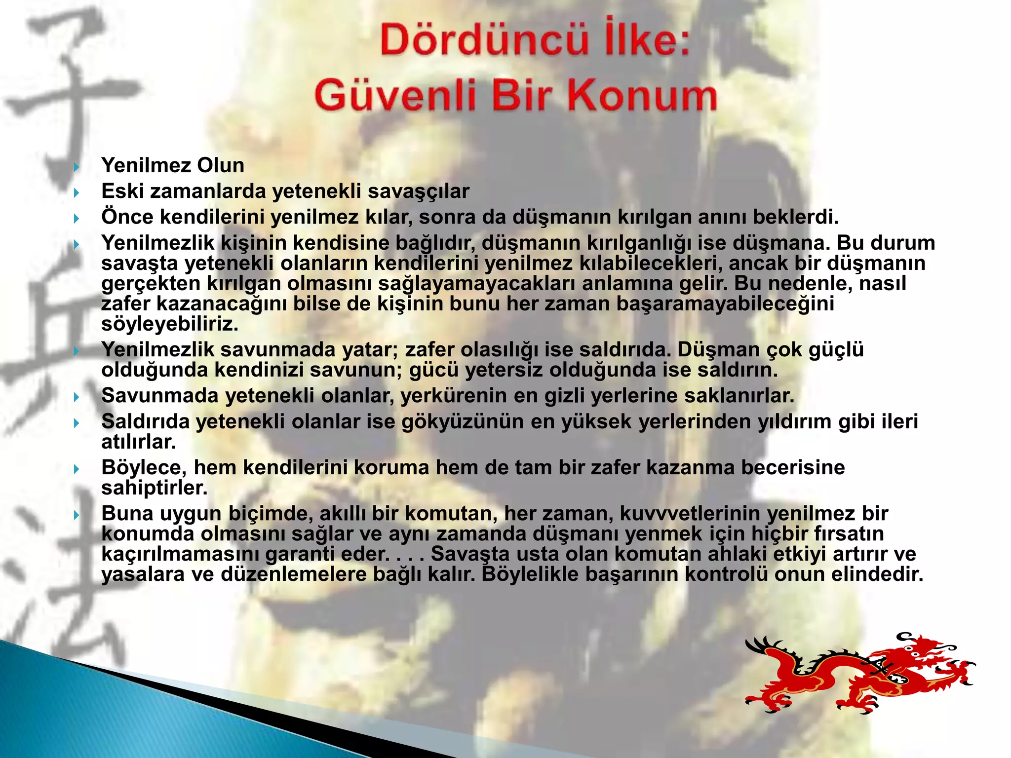 Cin kurucu ilkeler 2 sun tzu sunum | PPT