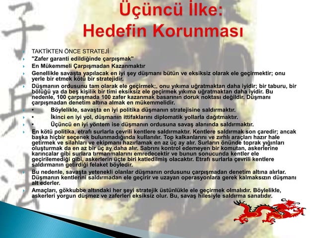 Cin kurucu ilkeler 2 sun tzu sunum | PPT