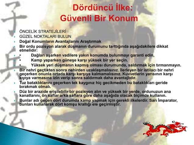 Cin kurucu ilkeler 2 sun tzu sunum | PPT