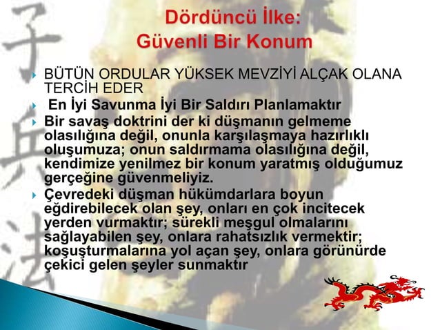 Cin kurucu ilkeler 2 sun tzu sunum | PPT