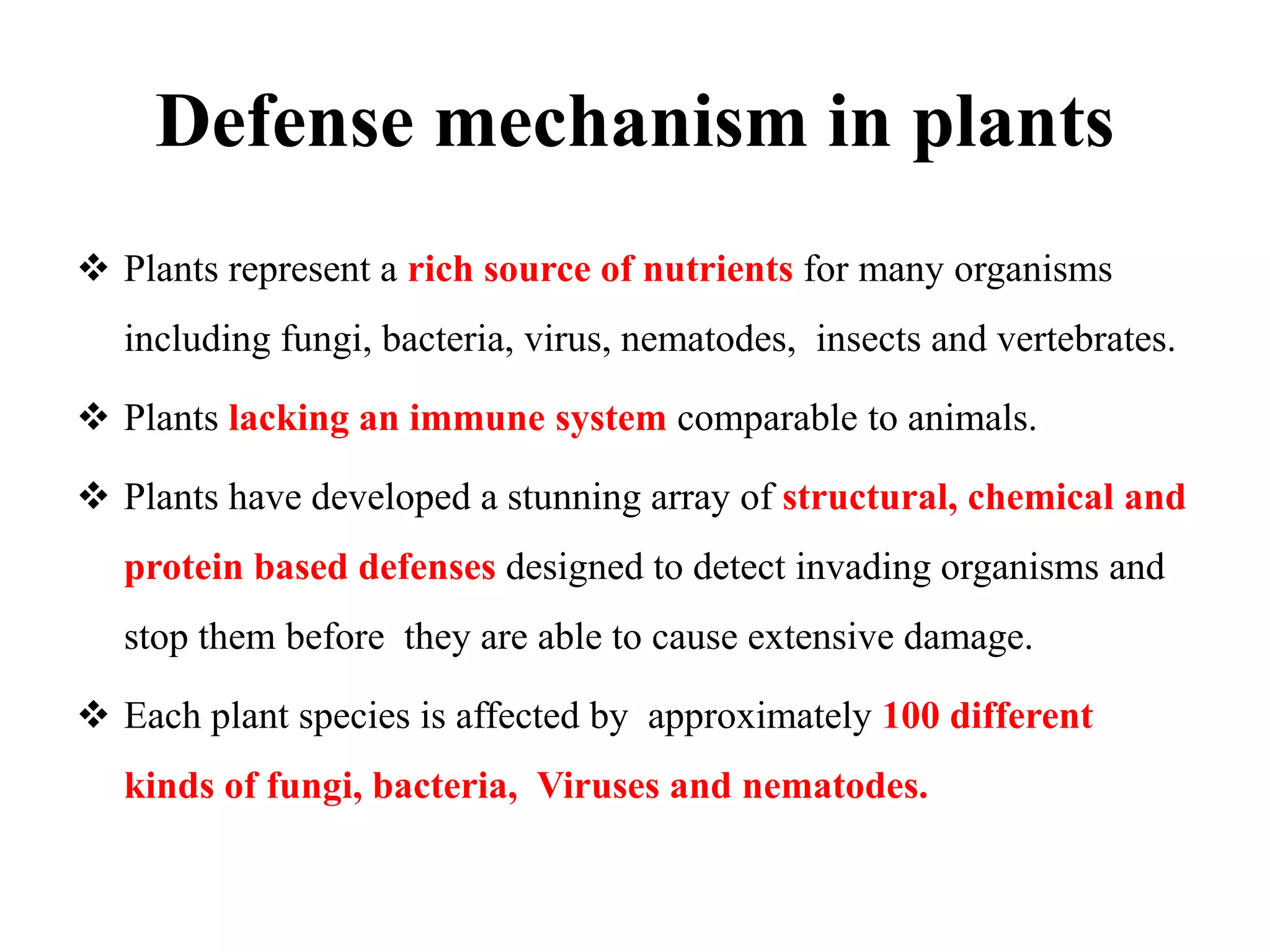 Cinnamic acid, salicylates - mode of action in plant defense mechanism ...