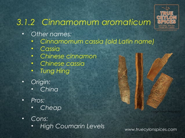 Are you eating true cinnamon? | PPT
