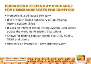 Cinnamon for prometric test students in gurgaon | PDF | Food & Drink