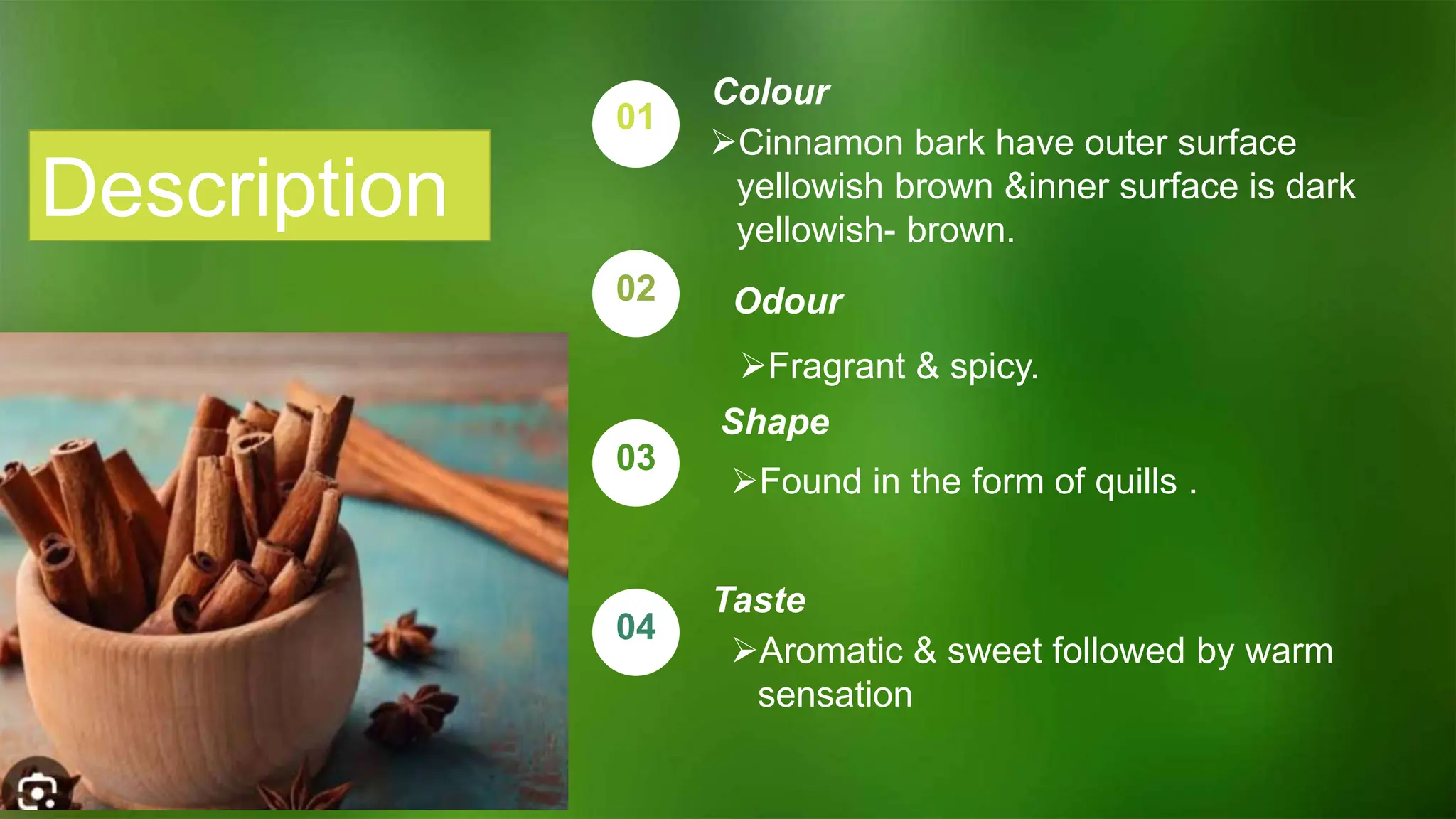 cinnamon oil in perfumery and pharmaceutical.pptx