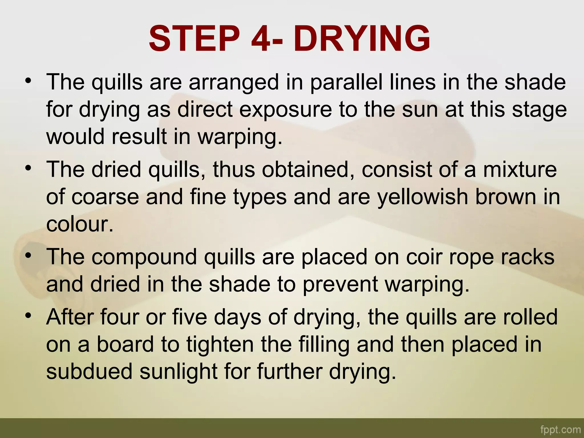 Cinnamon processing-"BARK OF AN EVERGREEN TREE" | PPT