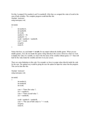 C++ In One Day_Nho Vĩnh Share | PDF