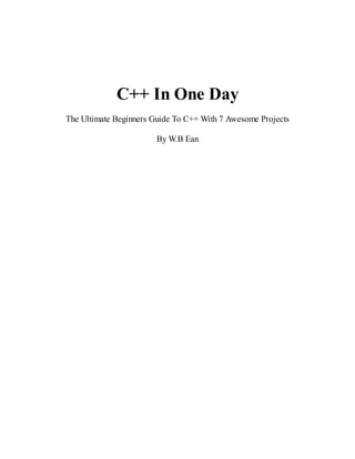 C++ In One Day_Nho Vĩnh Share | PDF